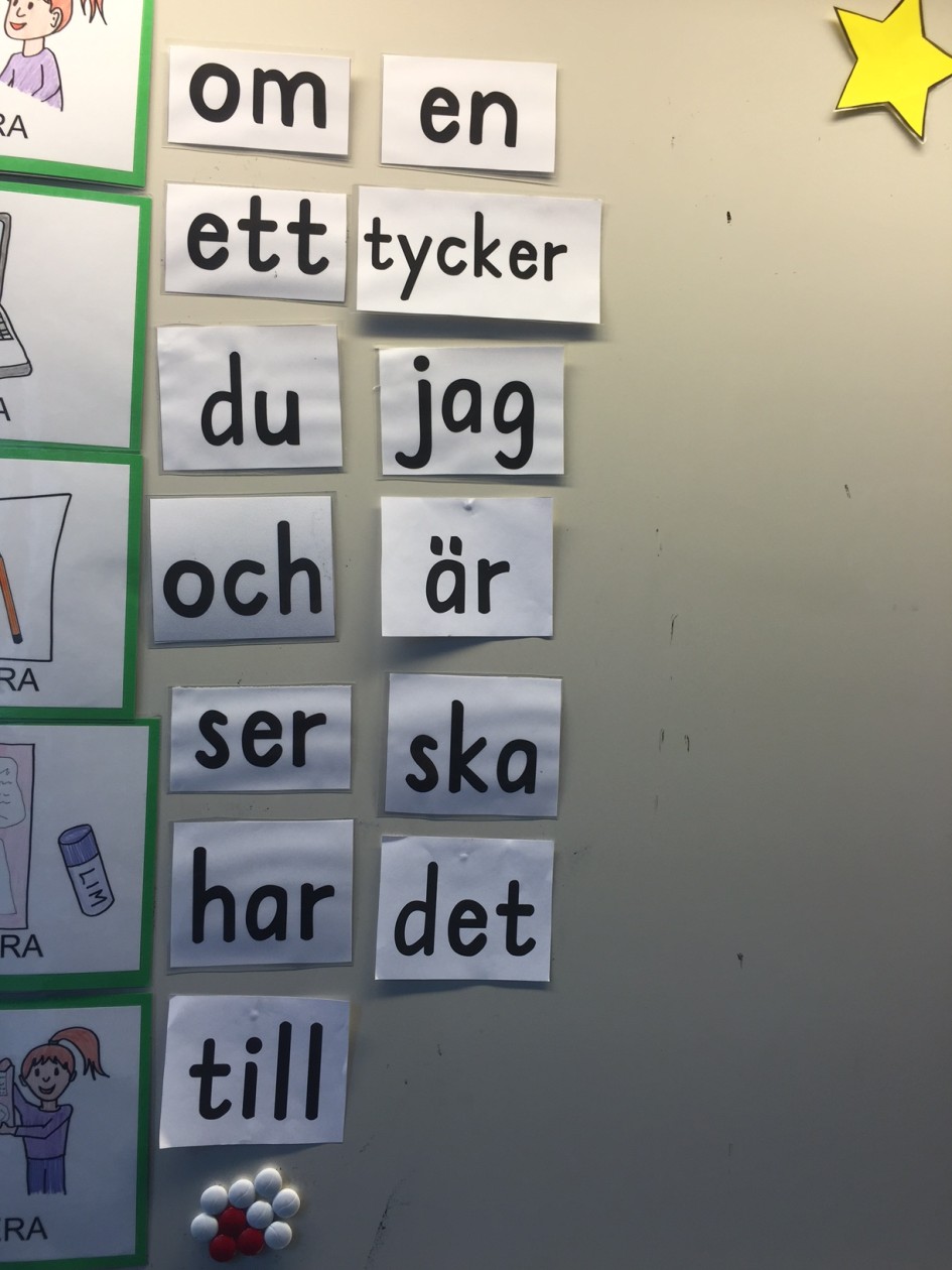 Öppetklassrum - Ordbilder och läsläxa!