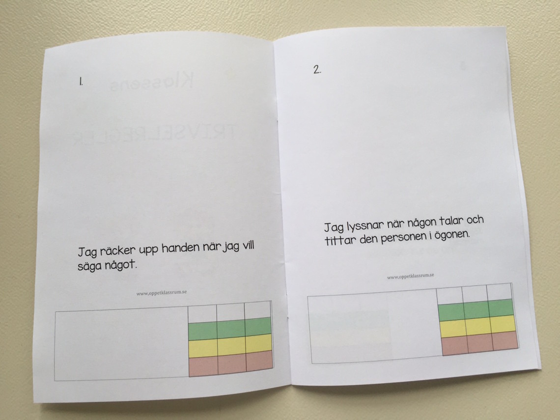 Öppetklassrum - Klassens trivselregler!